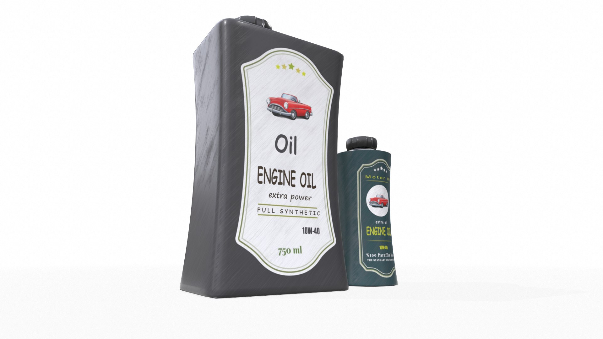 3D Cartoon Oil Can Model - TurboSquid 1776806