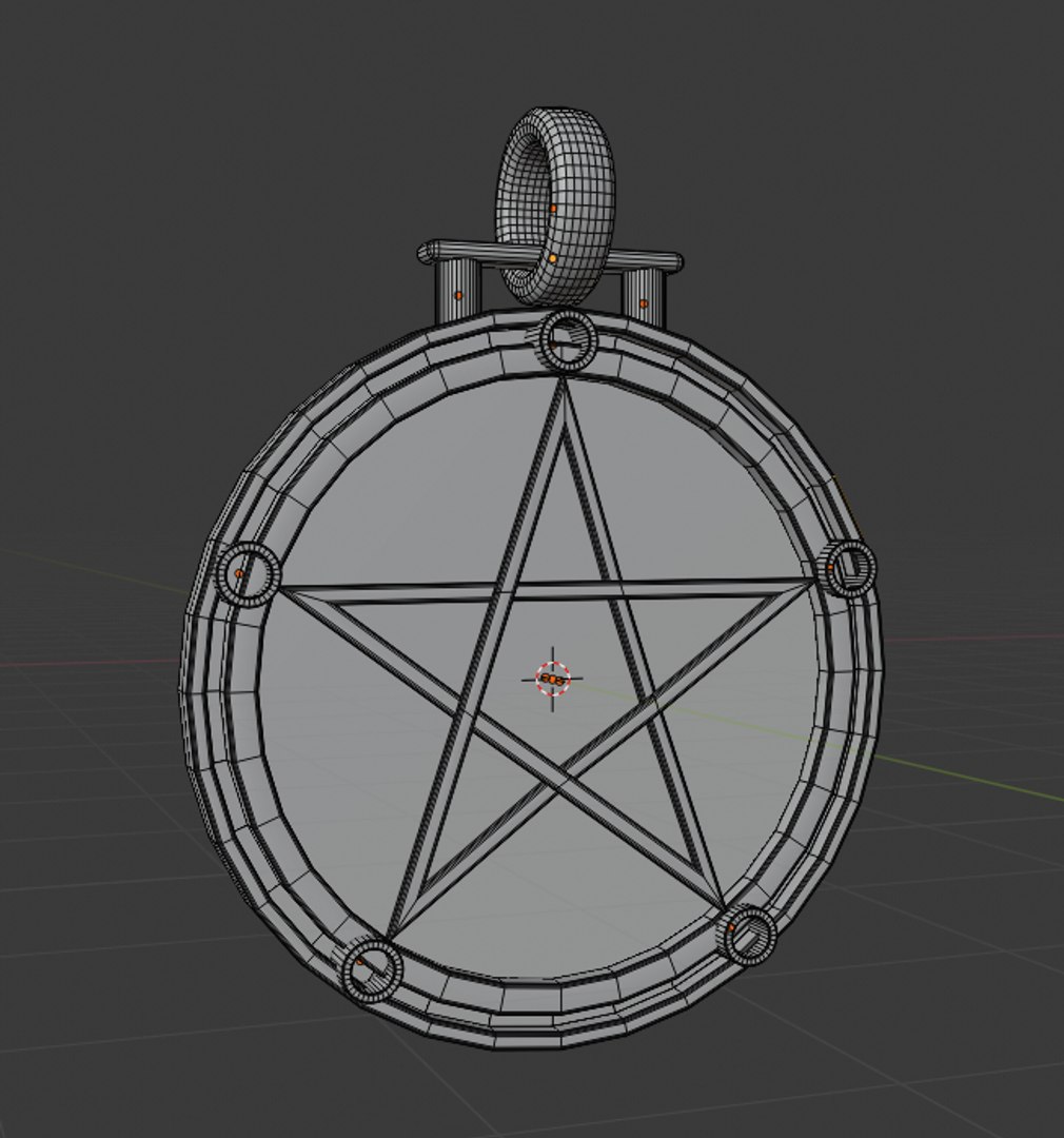 Medal Pentagram Symbol 3D Model - TurboSquid 1505373