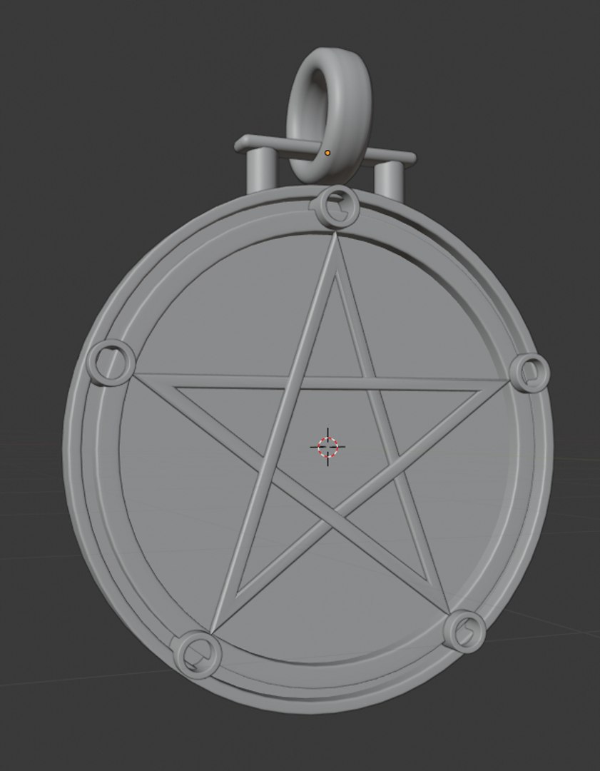 Medal Pentagram Symbol 3D Model - TurboSquid 1505373