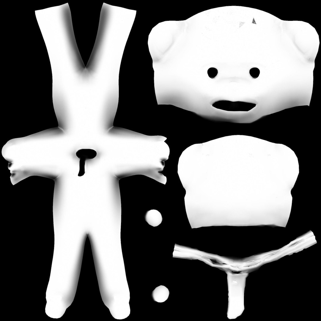 Humansize Rigged Teddy Bear 3D - TurboSquid 1505994