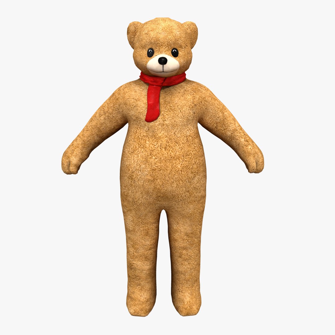 Humansize Rigged Teddy Bear 3D - TurboSquid 1505994