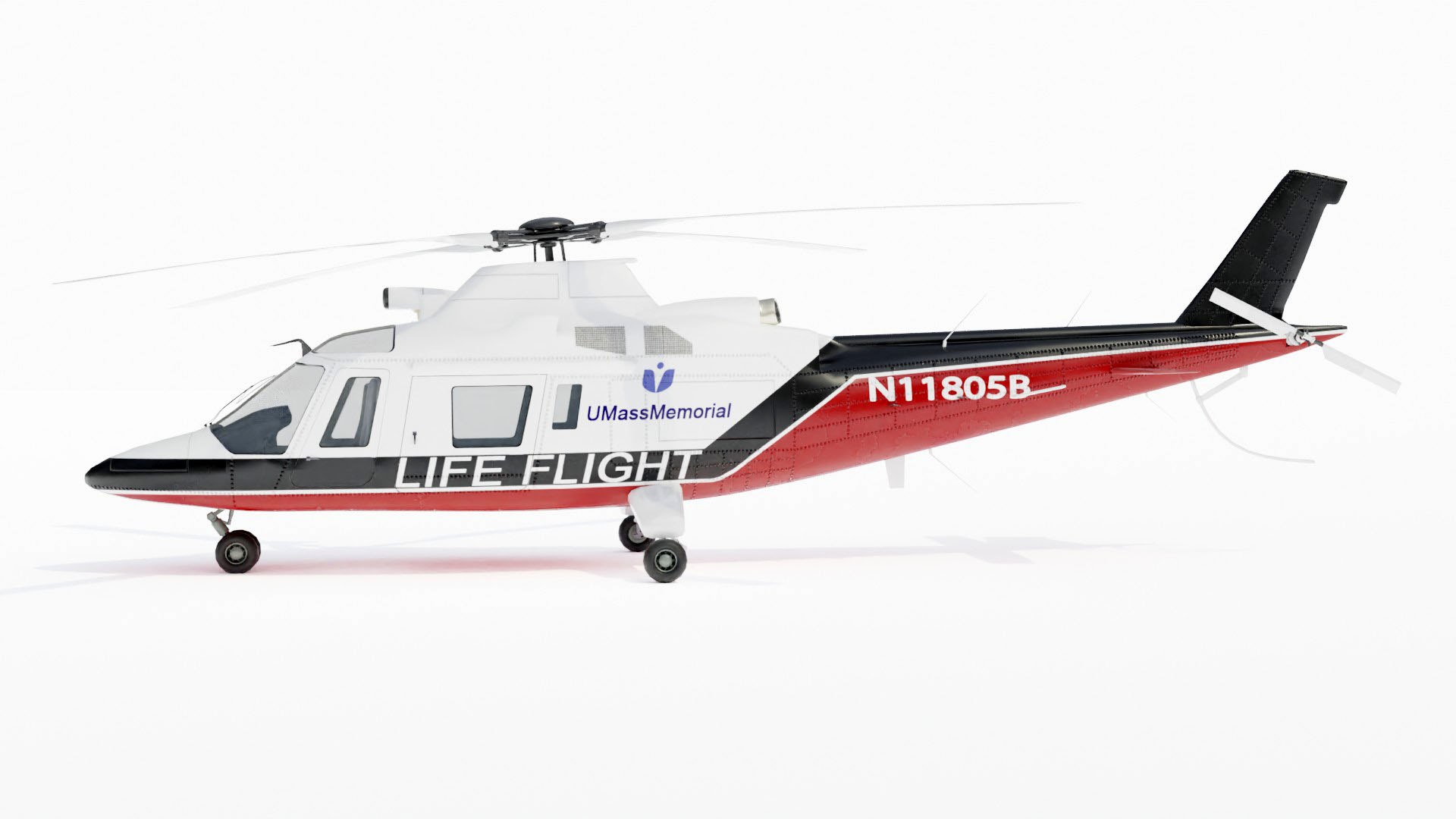 3d Agusta A109 Model