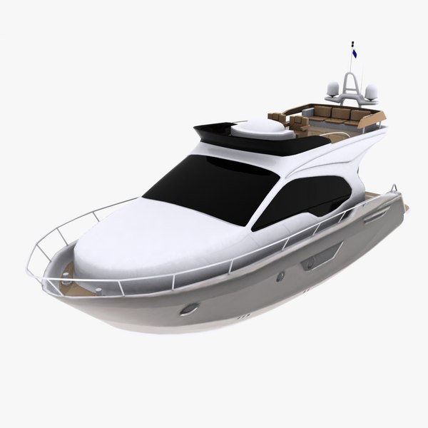 yacht cruise 3d model