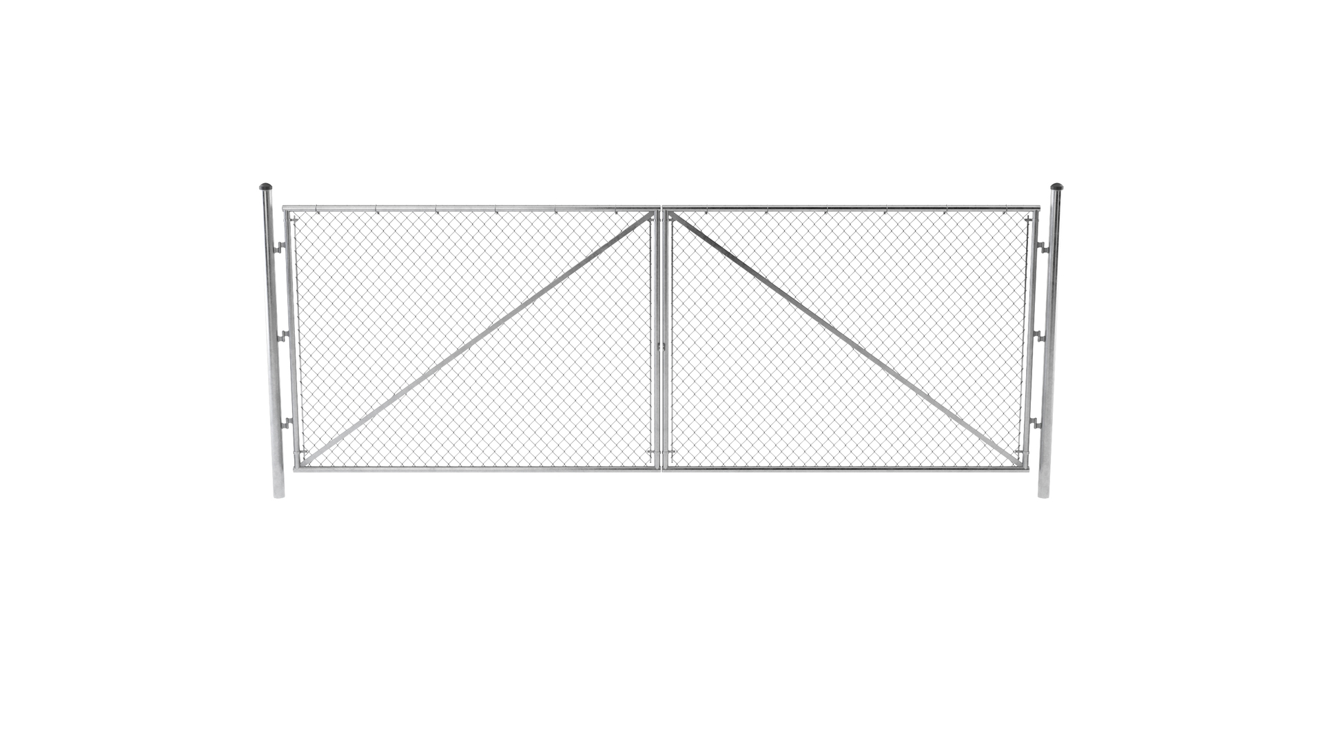 3D Model Chain Link Gate - TurboSquid 2318206