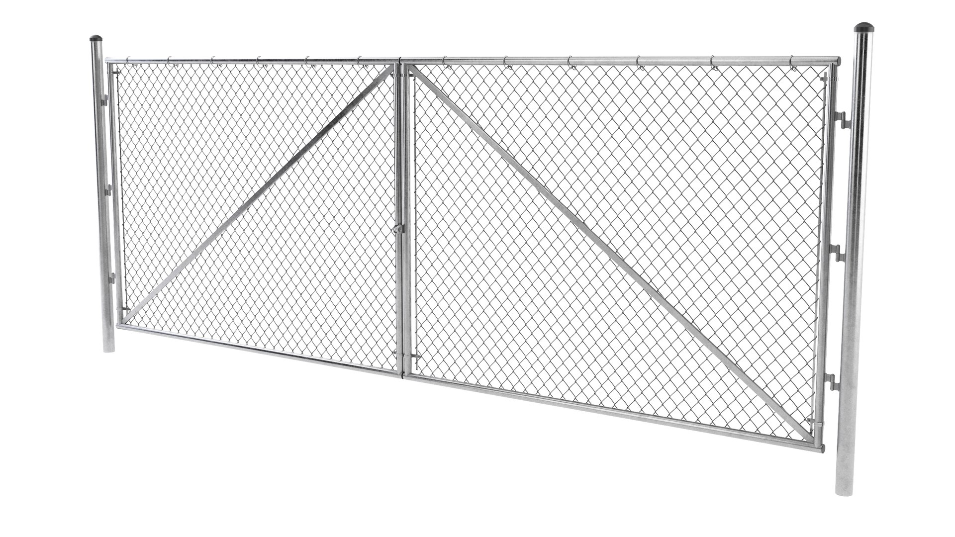 3D Model Chain Link Gate - TurboSquid 2318206