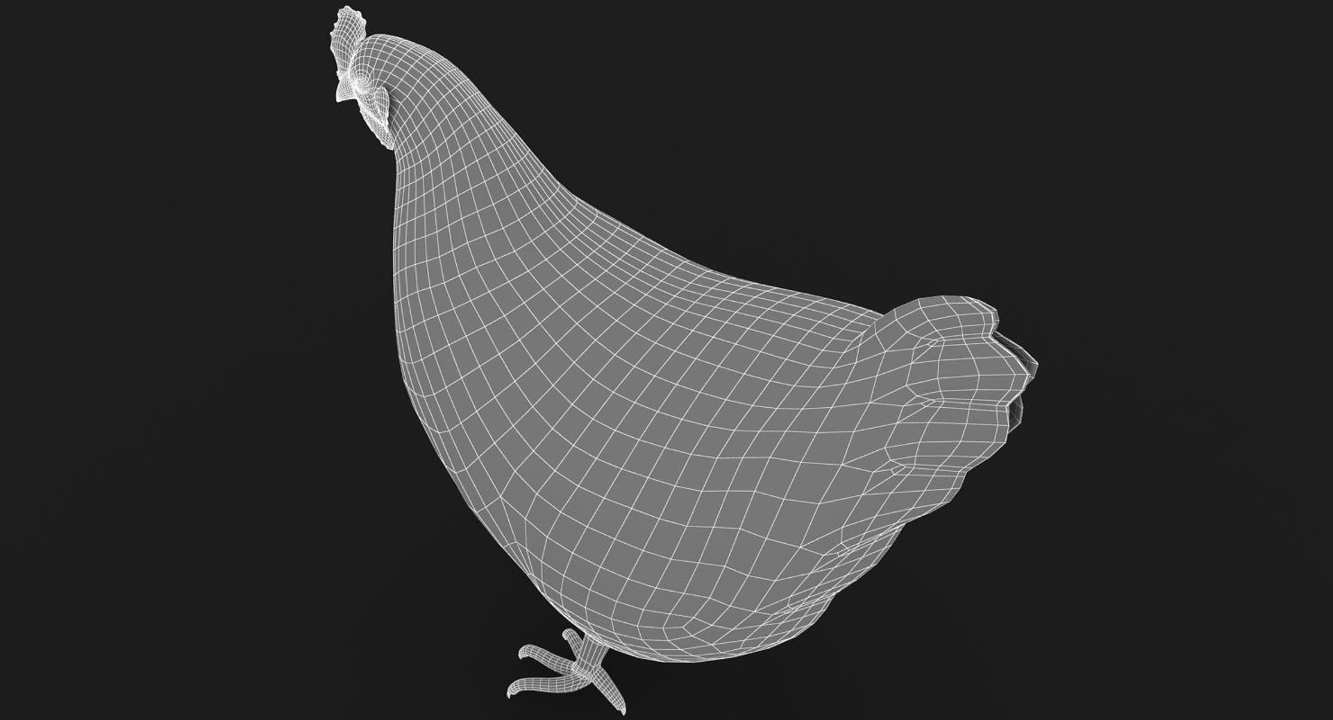 3D realistic hen model - TurboSquid 1151955