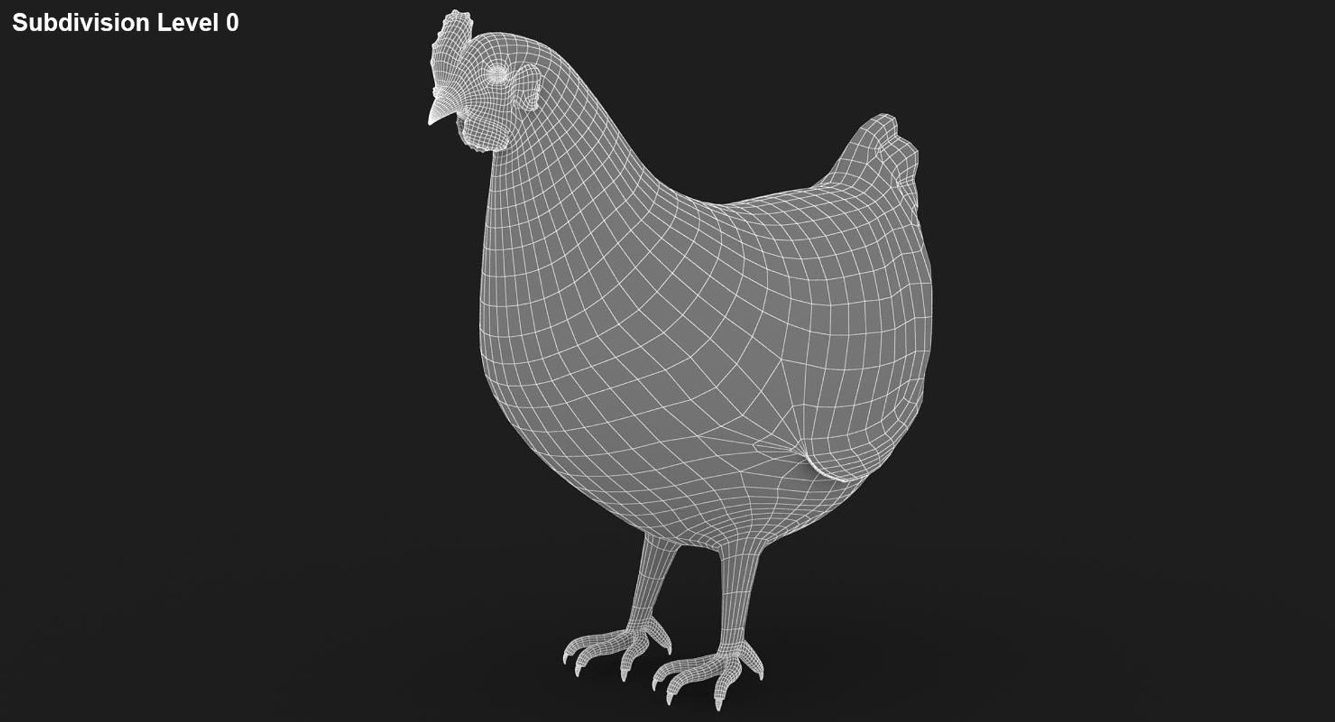 3D realistic hen model - TurboSquid 1151955