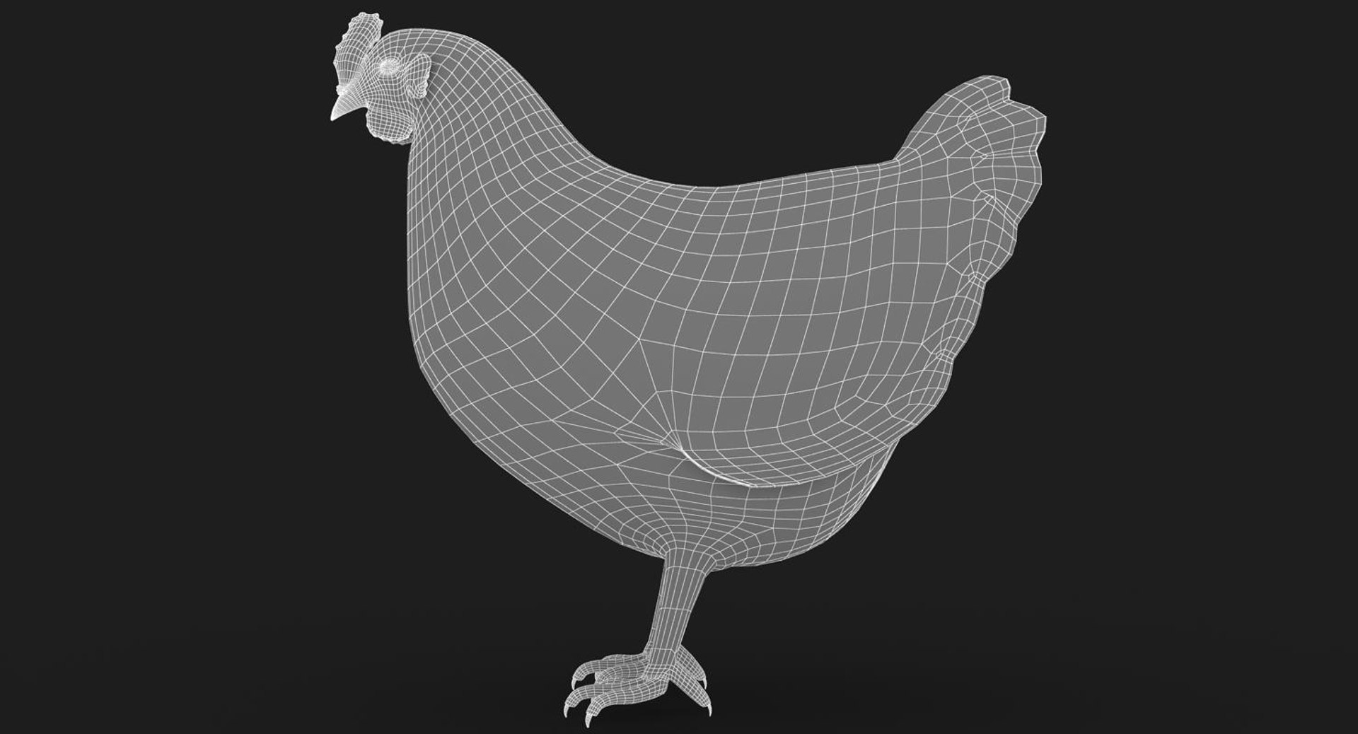 3D realistic hen model - TurboSquid 1151955