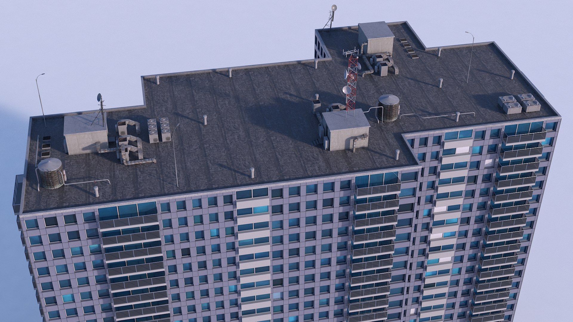 Skyscraper building 20 3D model - TurboSquid 1531875