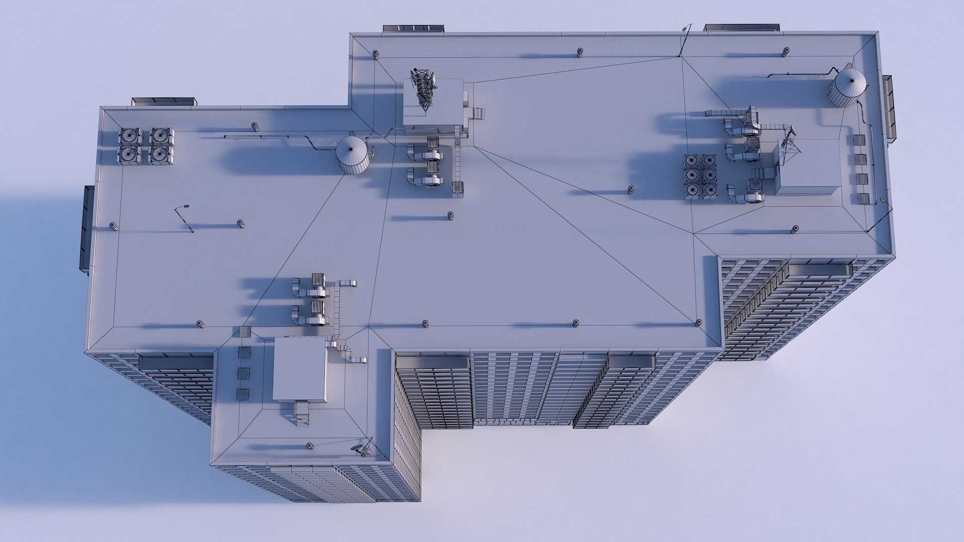 Skyscraper building 20 3D model - TurboSquid 1531875