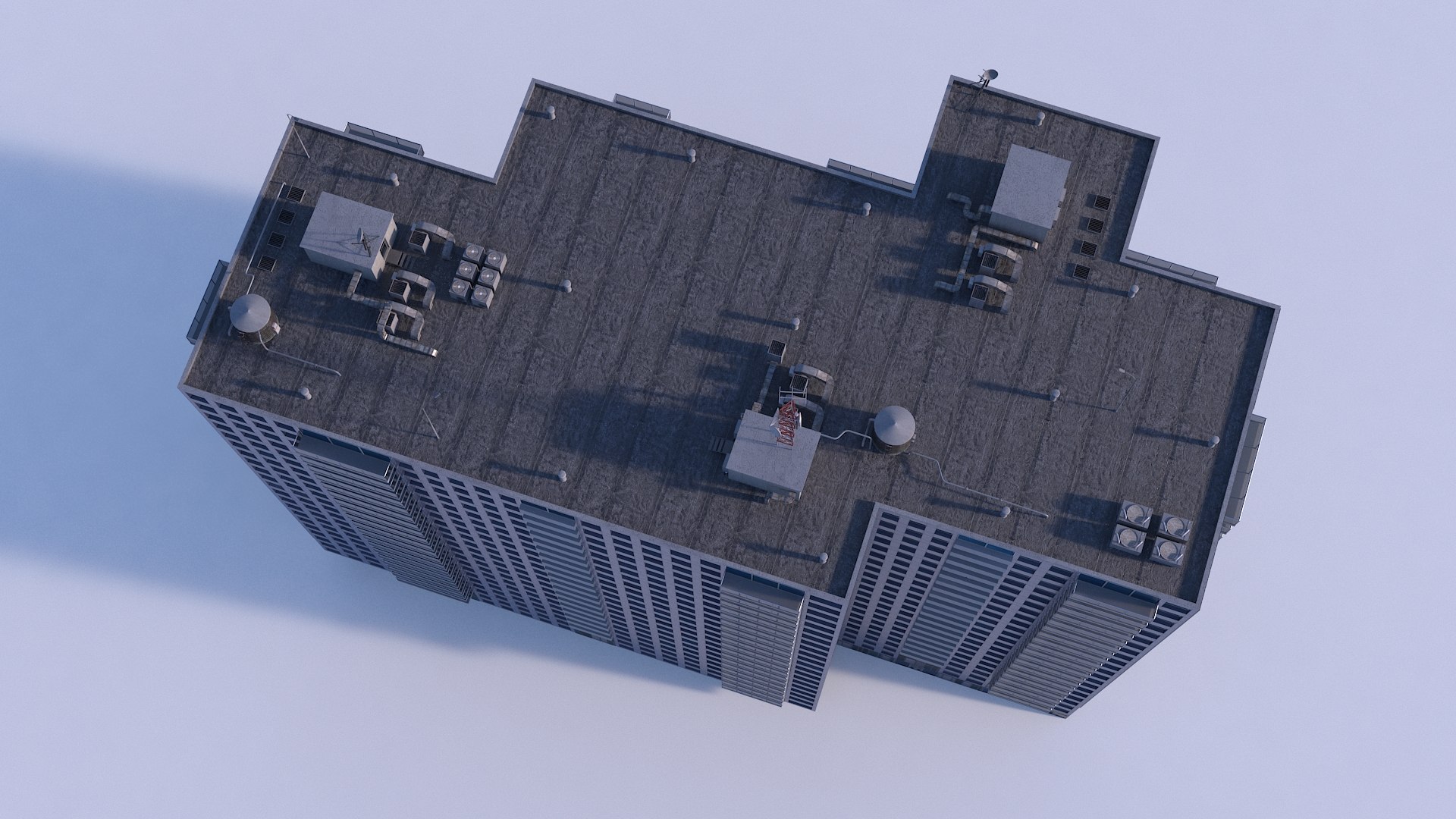 Skyscraper building 20 3D model - TurboSquid 1531875