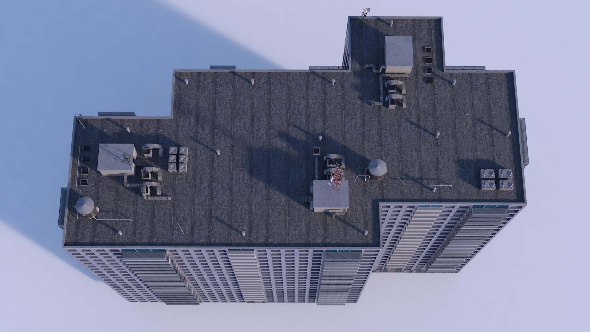 Skyscraper building 20 3D model - TurboSquid 1531875