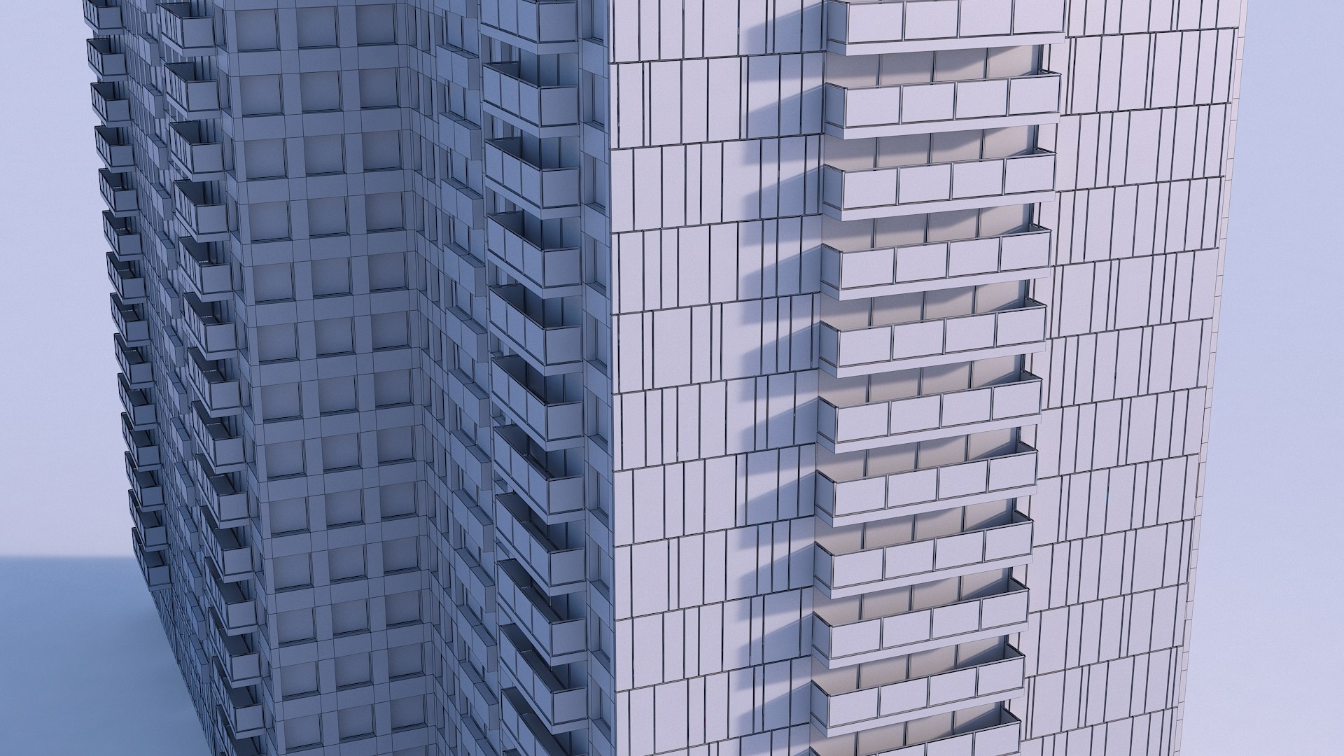 Skyscraper building 20 3D model - TurboSquid 1531875