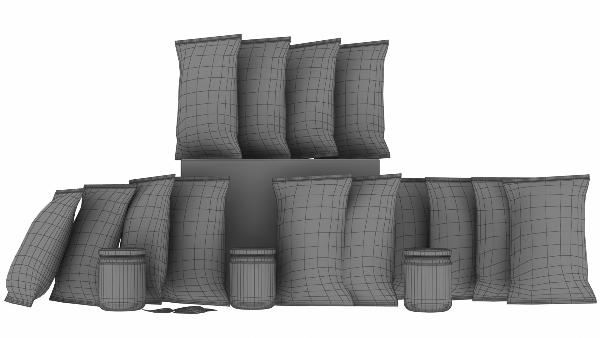 3D Ruffles 19 In 1 Model - TurboSquid 2297451