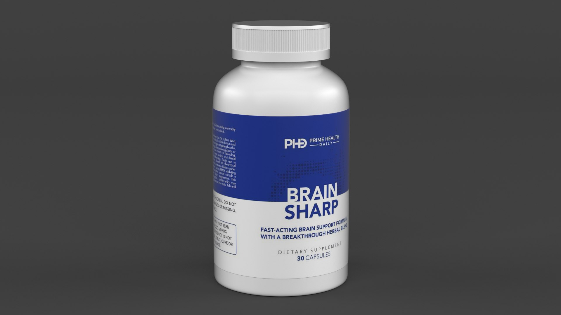 3D Dietary Supplement Model - TurboSquid 1955450