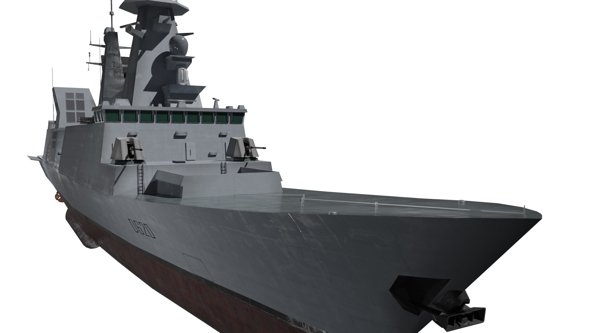 3D Horizon Class Destroyer FS Forbin - TurboSquid 2393073