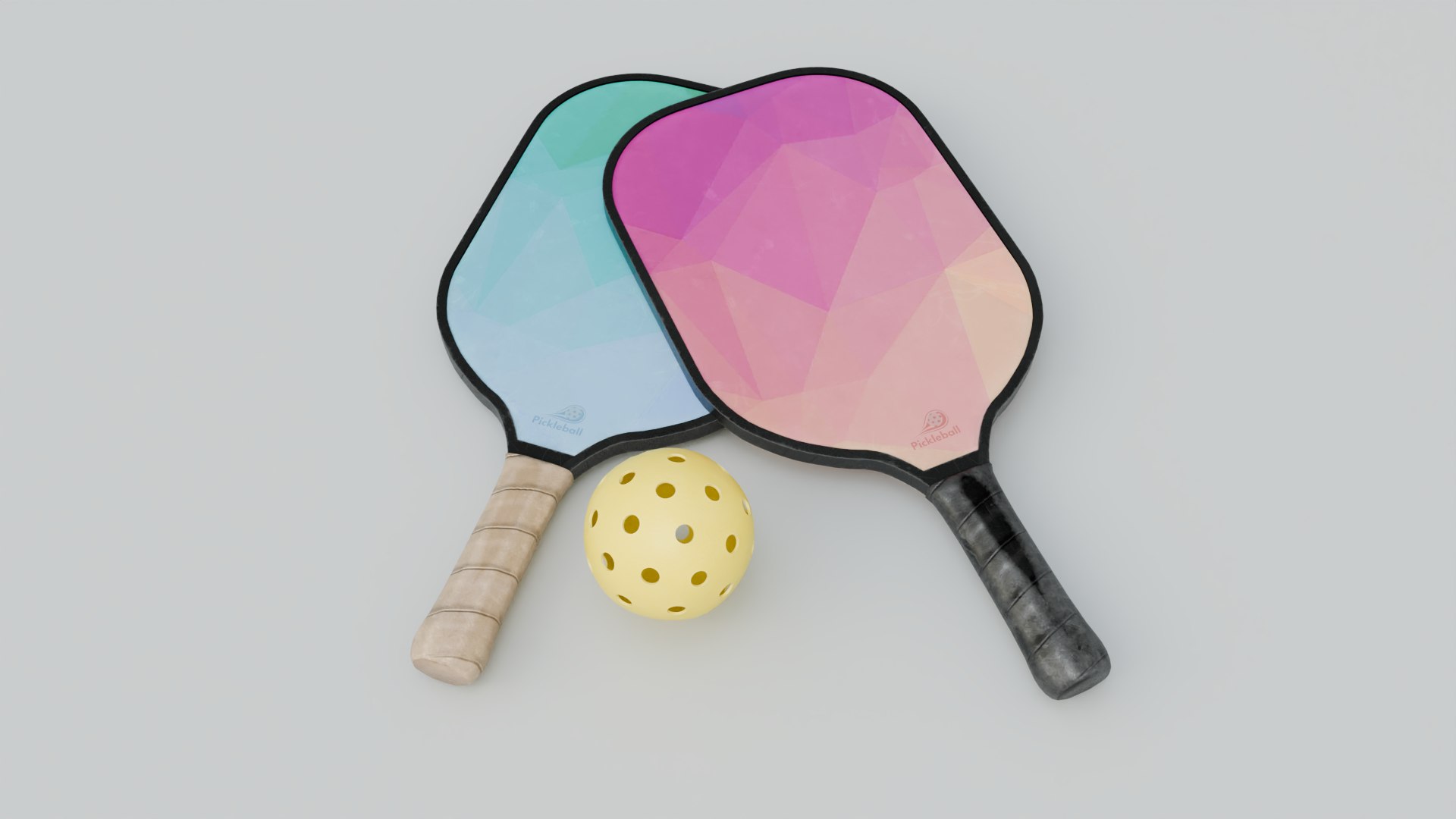 3D Pickle Ball Set - TurboSquid 2255201