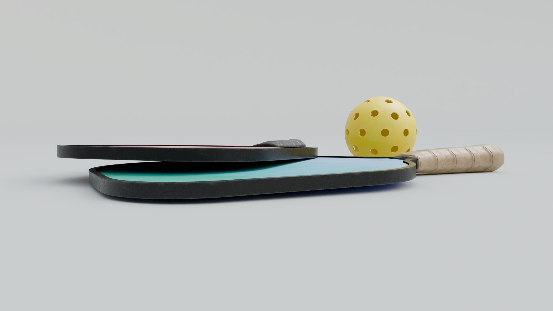 3D Pickle Ball Set - TurboSquid 2255201