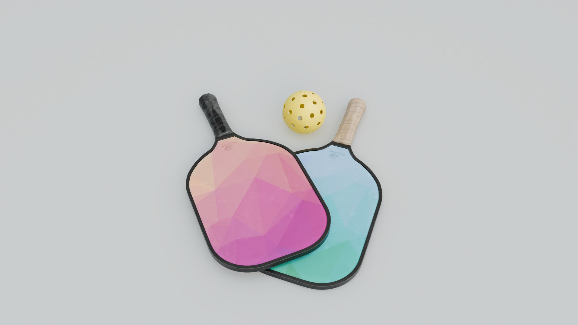 3D Pickle Ball Set - TurboSquid 2255201