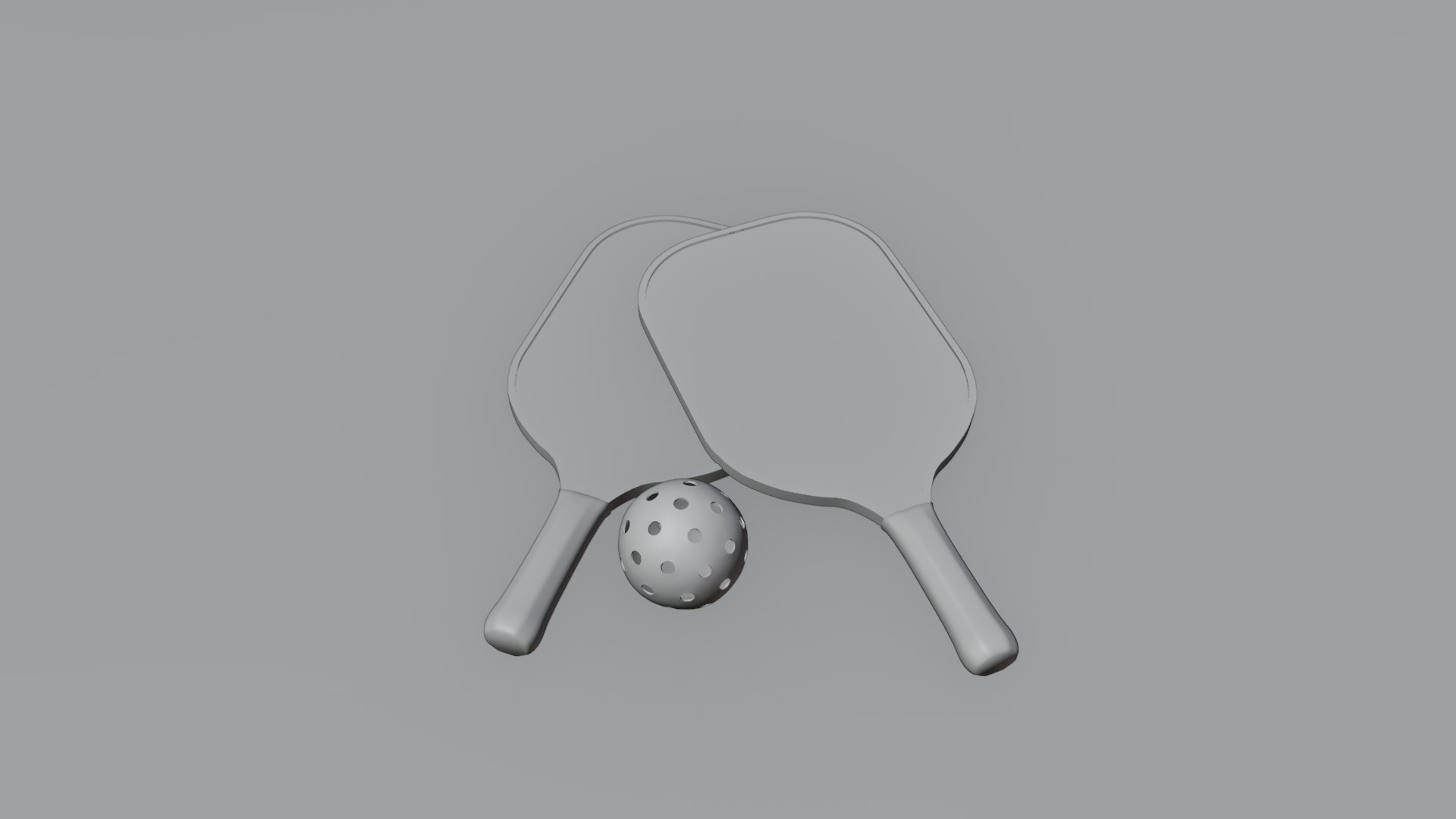 3D Pickle Ball Set - TurboSquid 2255201