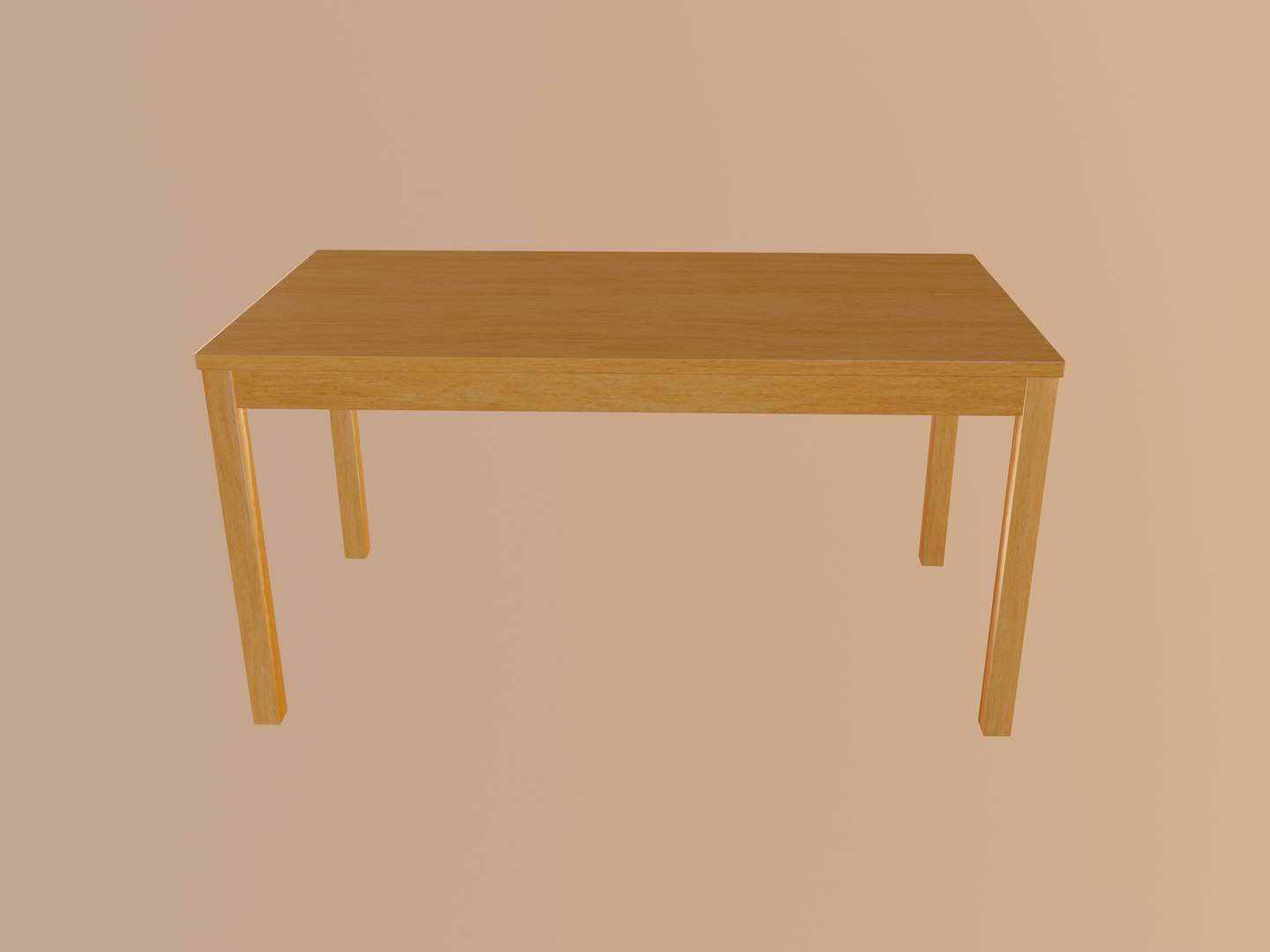 Orange Table 3D Model - TurboSquid 1481713
