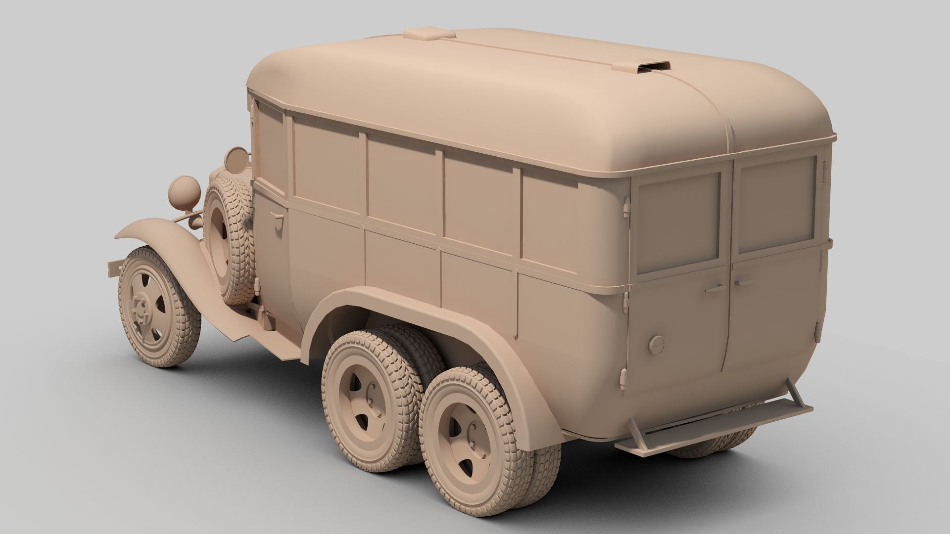 GAZ 05 193 Staff Bus 3D Model - TurboSquid 1808552