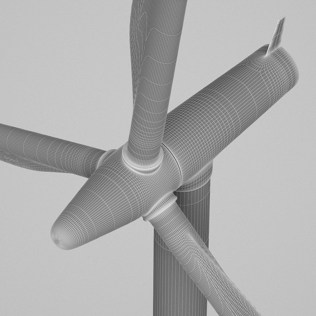 Wind Turbine 3d Model