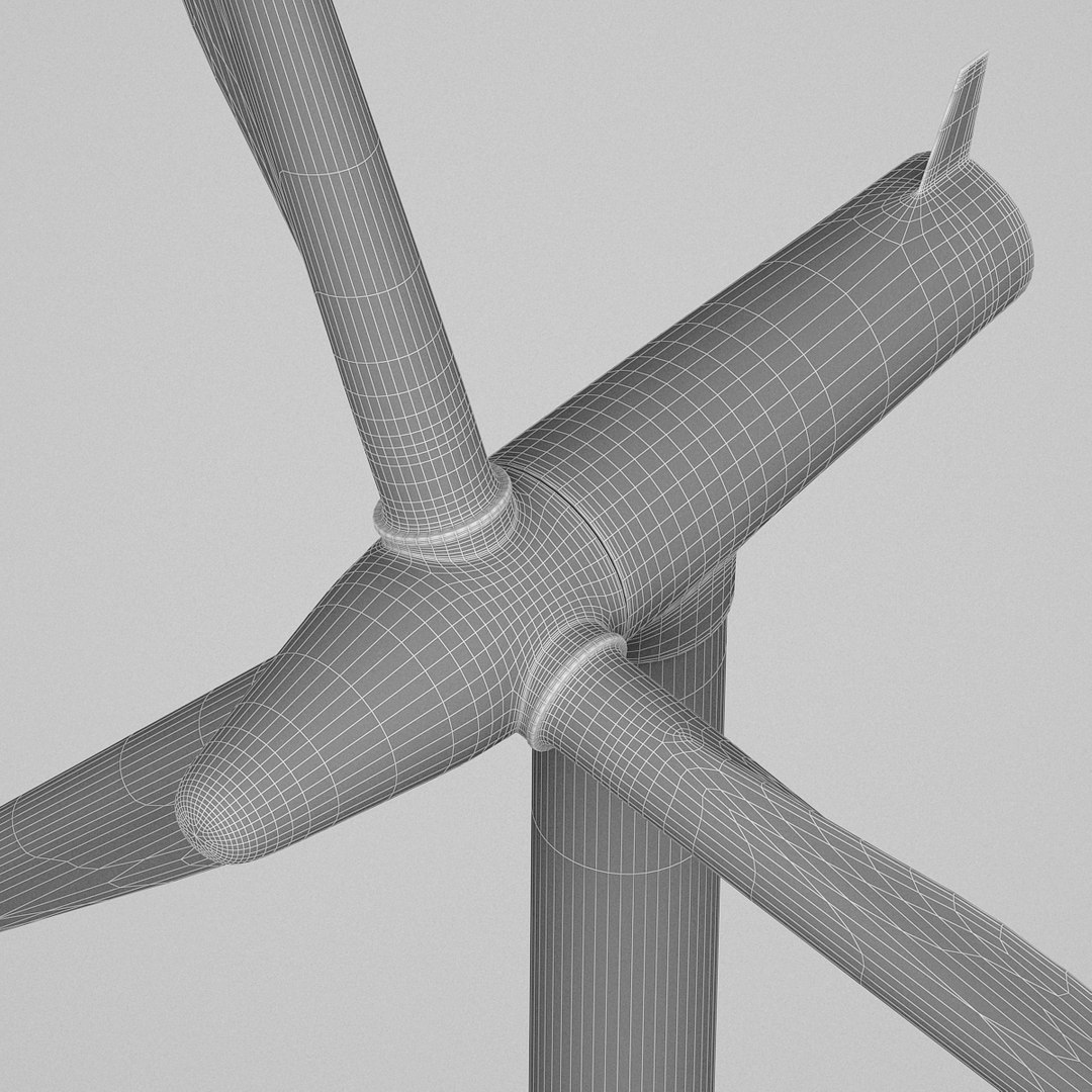 Wind Turbine 3d Model