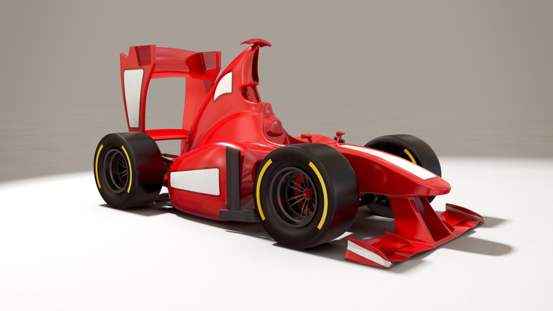 cartoon formula 1 - 3d x