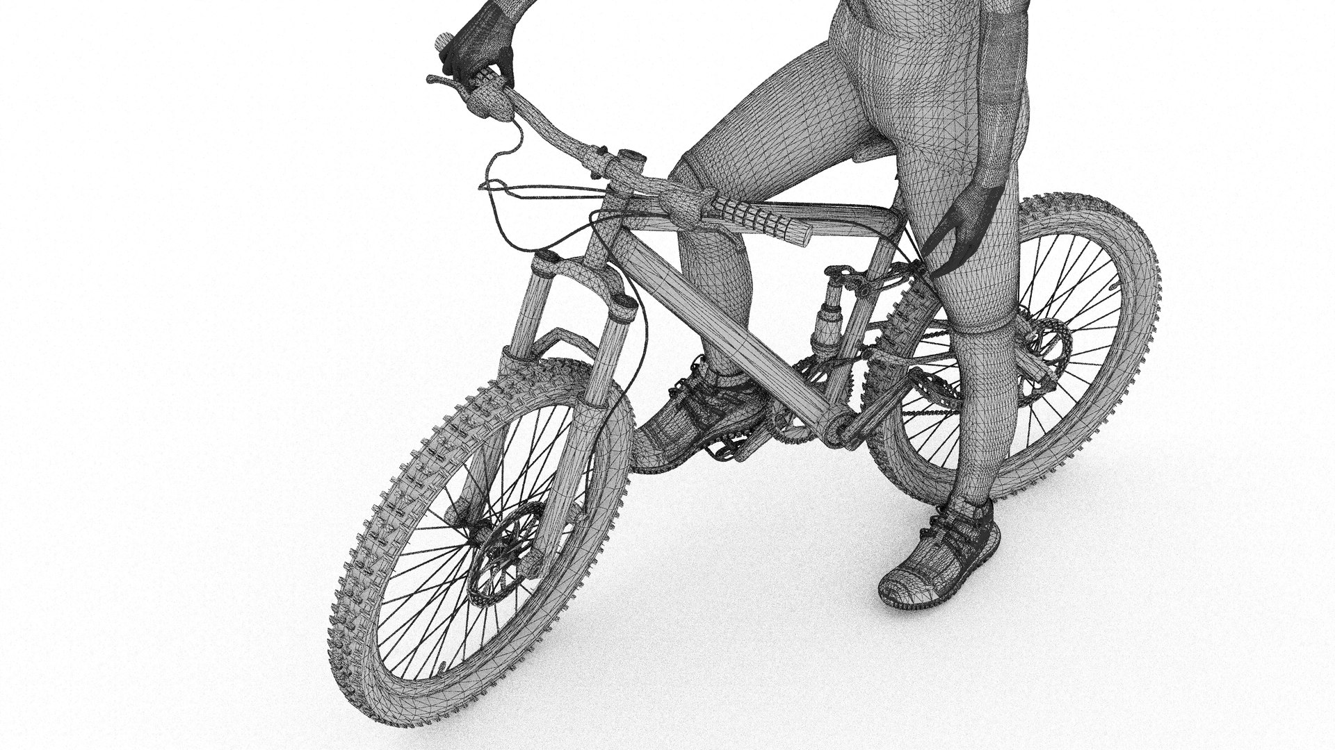 Sportive Biker 3D model - TurboSquid 2005338