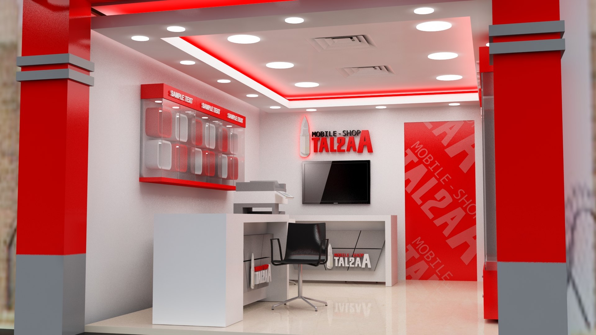 3D Mobile Shop Store 3d Model 3ds Max 2018 - Vray - TurboSquid 2173982