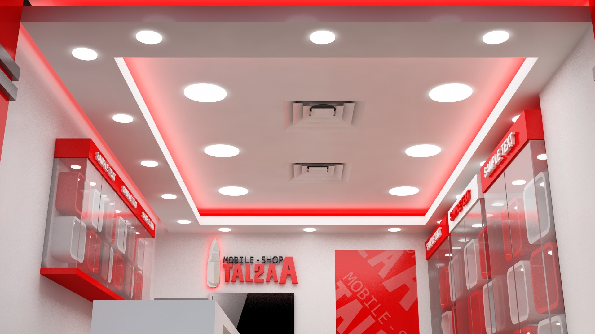 3D Mobile Shop Store 3d Model 3ds Max 2018 - Vray - TurboSquid 2173982