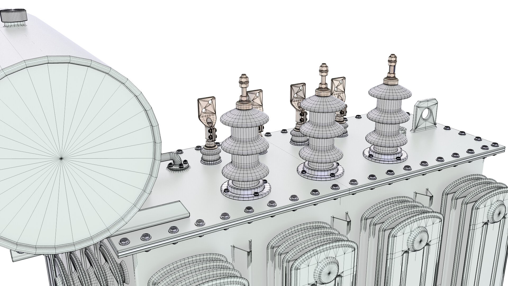 Transformer Power Distribution 3D Model - TurboSquid 1684710