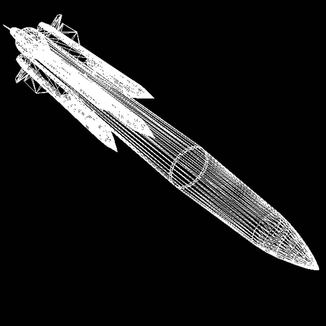 Russian As-17 Alcm 3ds