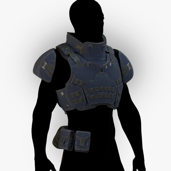 modelo 3d Chaleco antibalas militar - TurboSquid 2327933