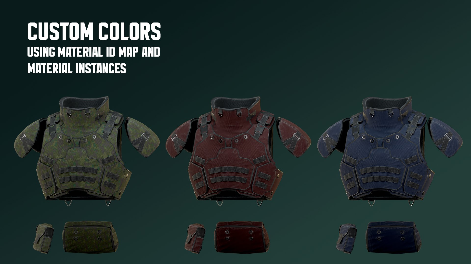 3D Military Bulletproof Vest - TurboSquid 2327933