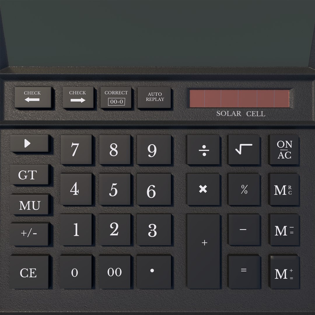 3D Model Calculator Digital - TurboSquid 2091490
