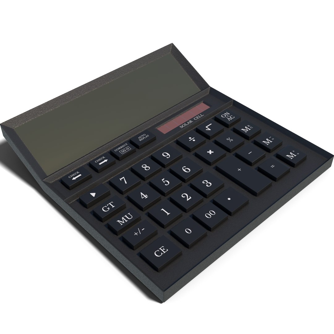 3D Model Calculator Digital - TurboSquid 2091490