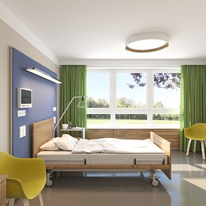Download Free & Premium Interior Hospital Room Surgery Room 3D Models ...