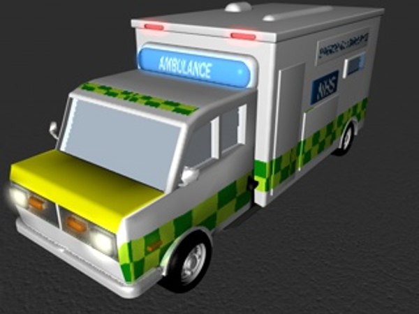3d ambulance model