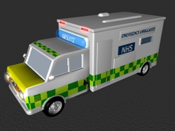 3d ambulance model