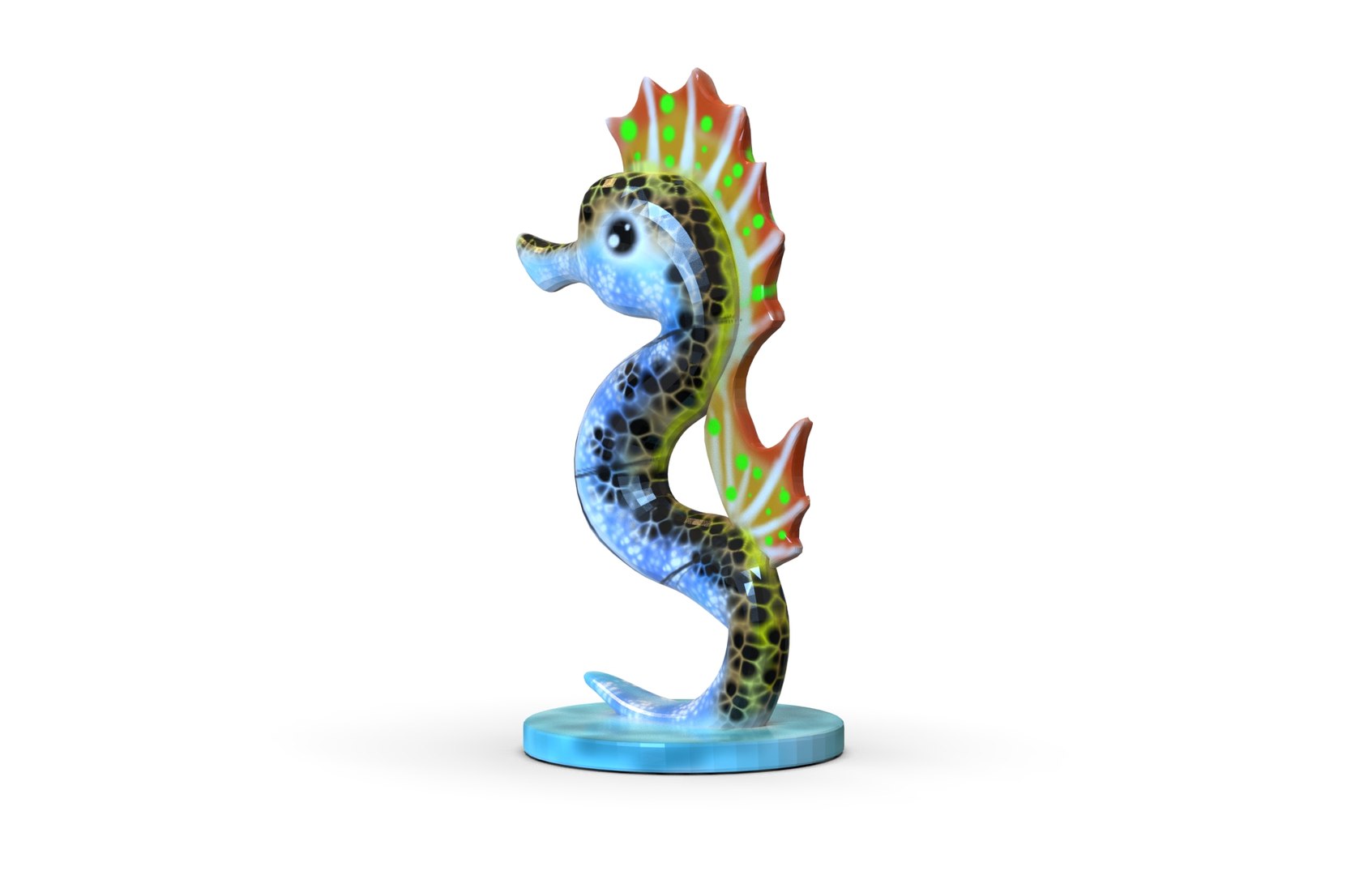 Seahorse Alebrije Model - TurboSquid 2308176