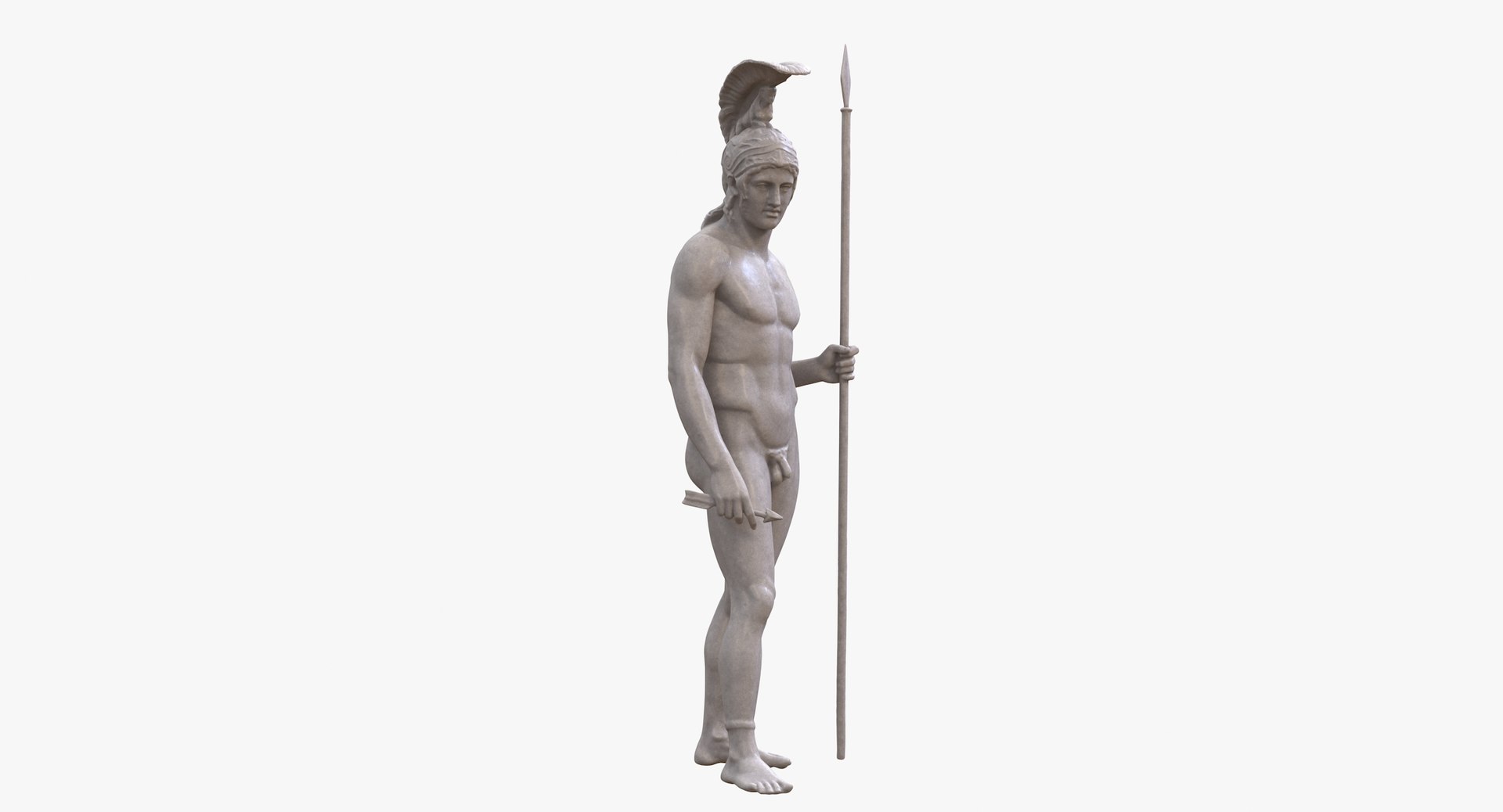 Ares Statue V2 3D Model - TurboSquid 2107043