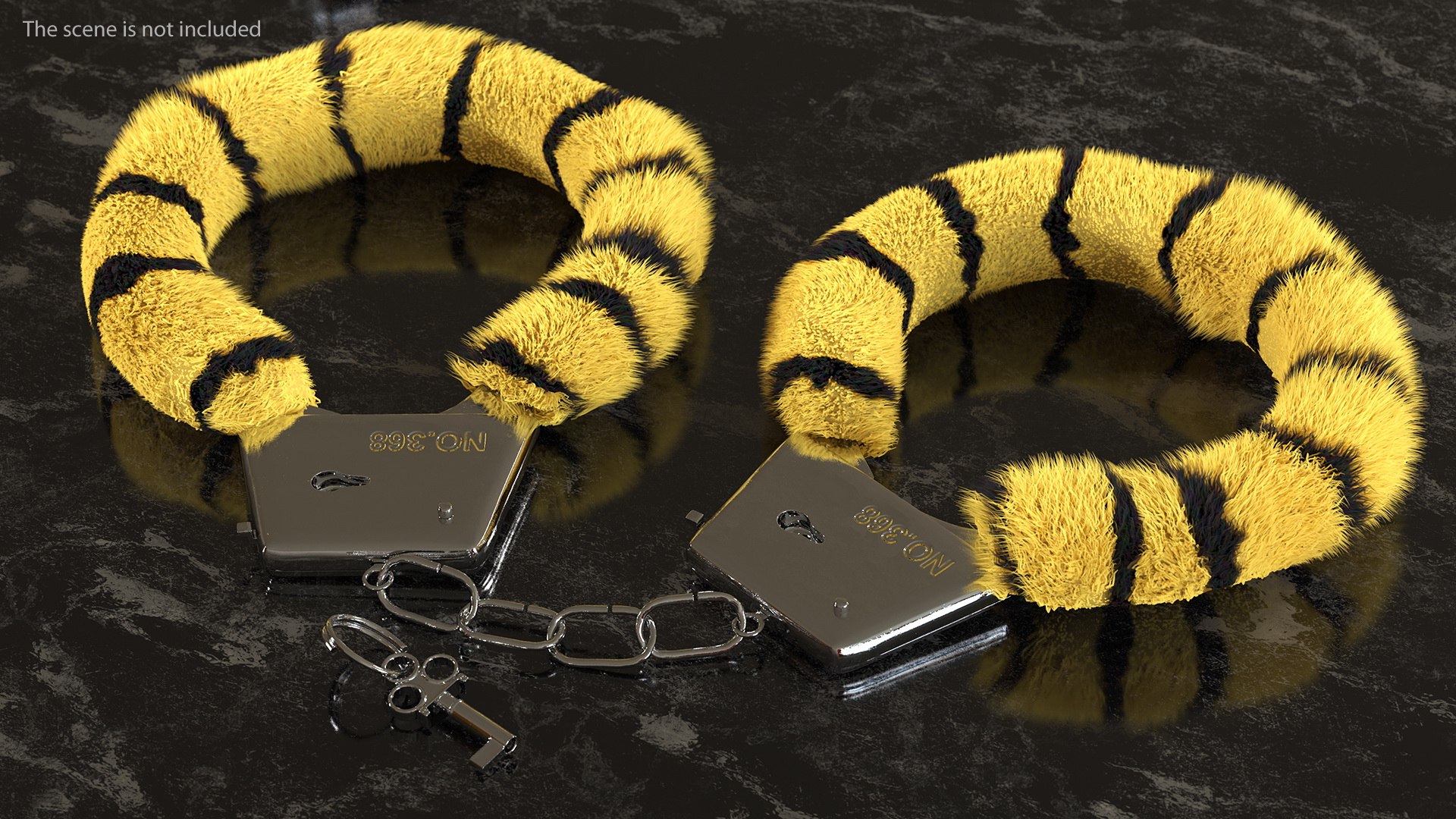 Tiger Handcuffs Fur Hand 3D Model - TurboSquid 1699087