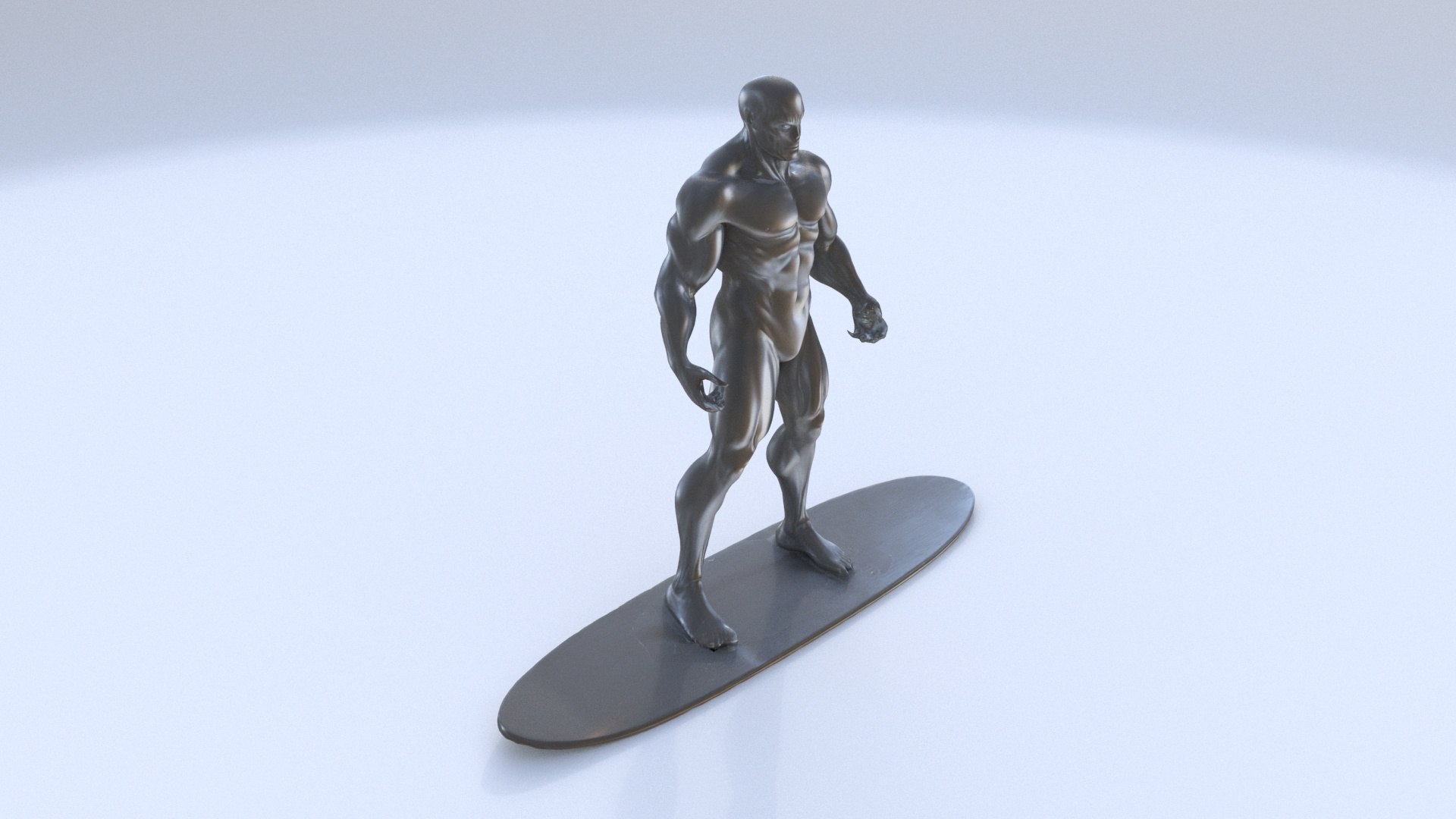 3D Silver Surfer - TurboSquid 2337207