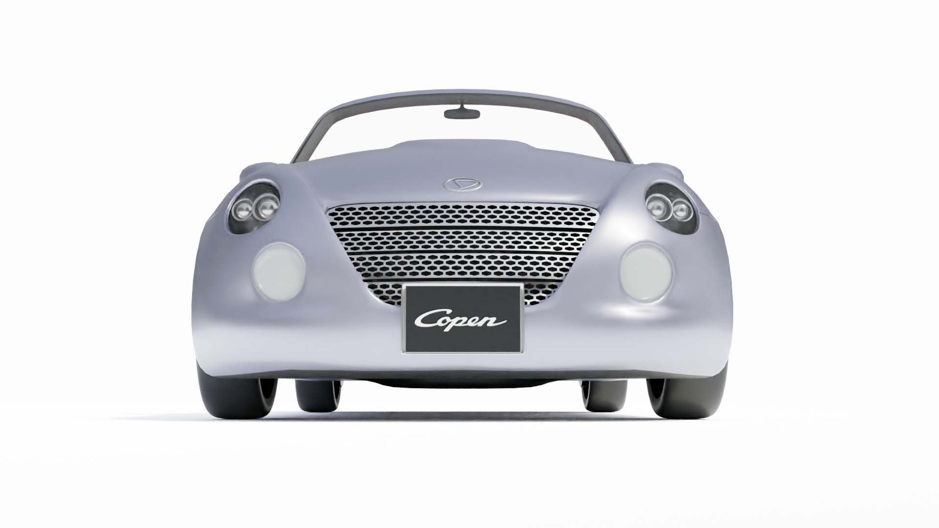 Daihatsu Copen Convertible 3d Model