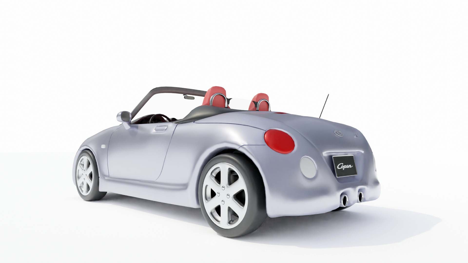 Daihatsu Copen Convertible 3d Model
