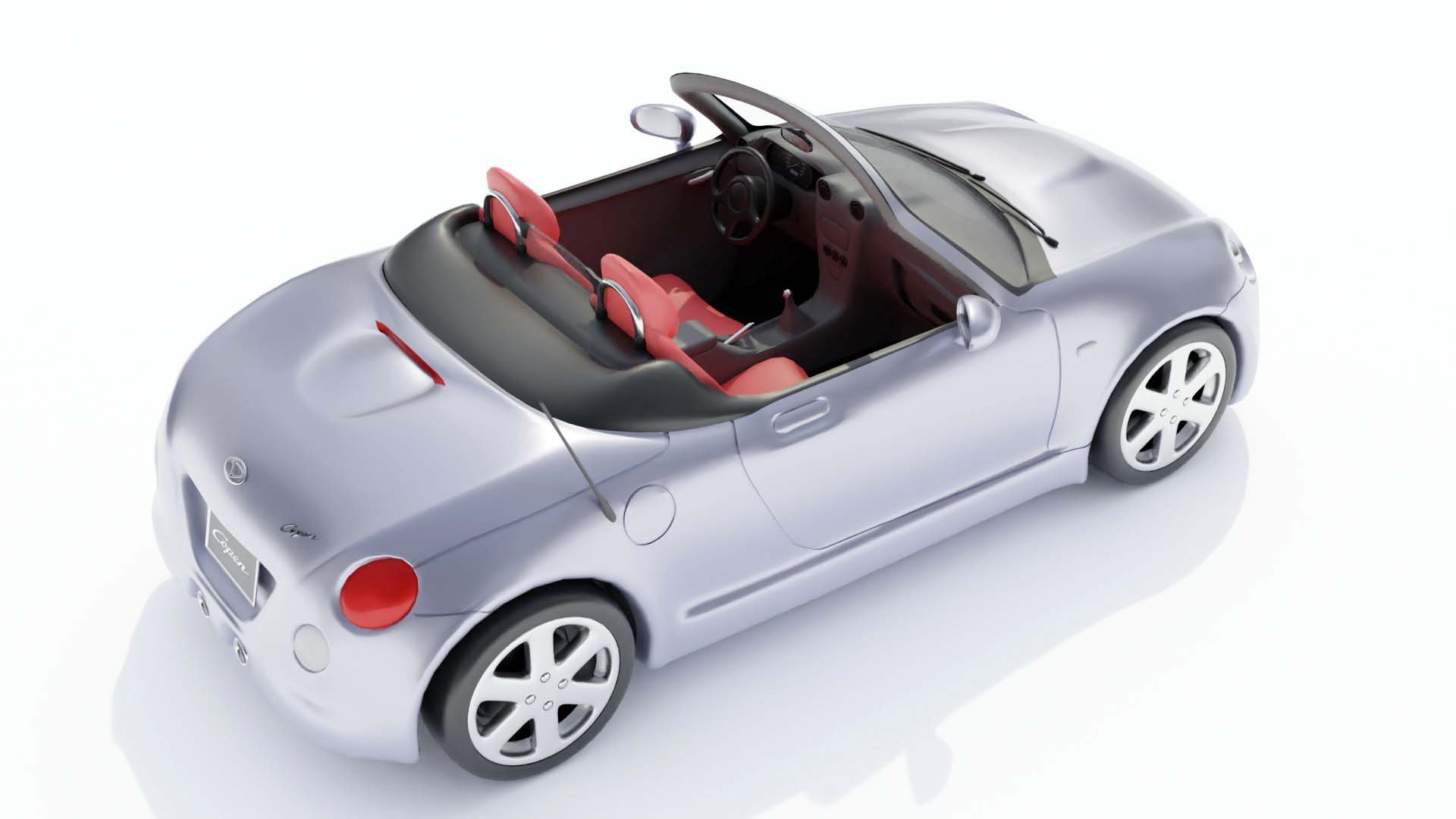 Daihatsu Copen Convertible 3d Model