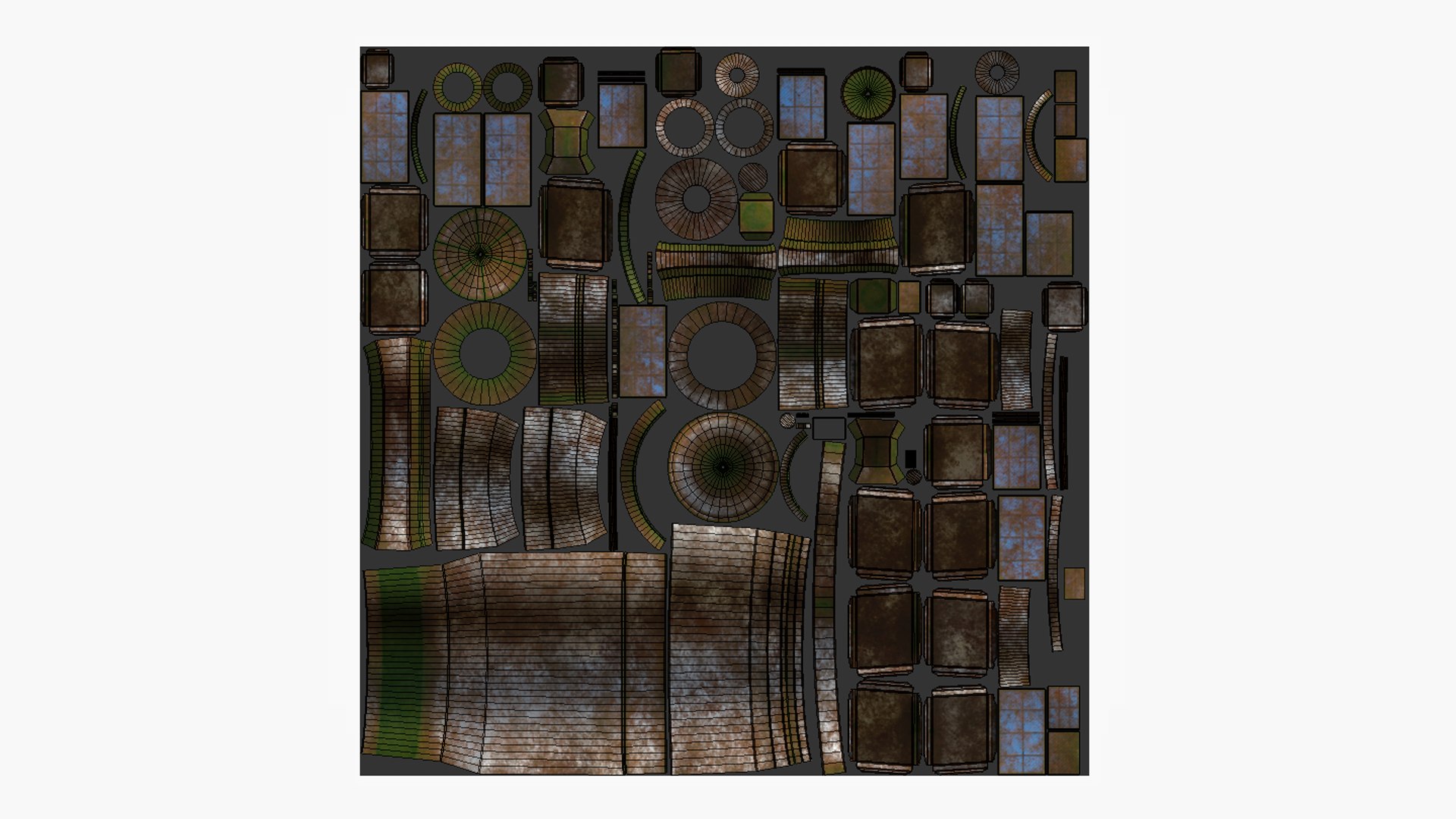 Satellite F11 Destroyed - SciFi Space Design Model - TurboSquid 2232571