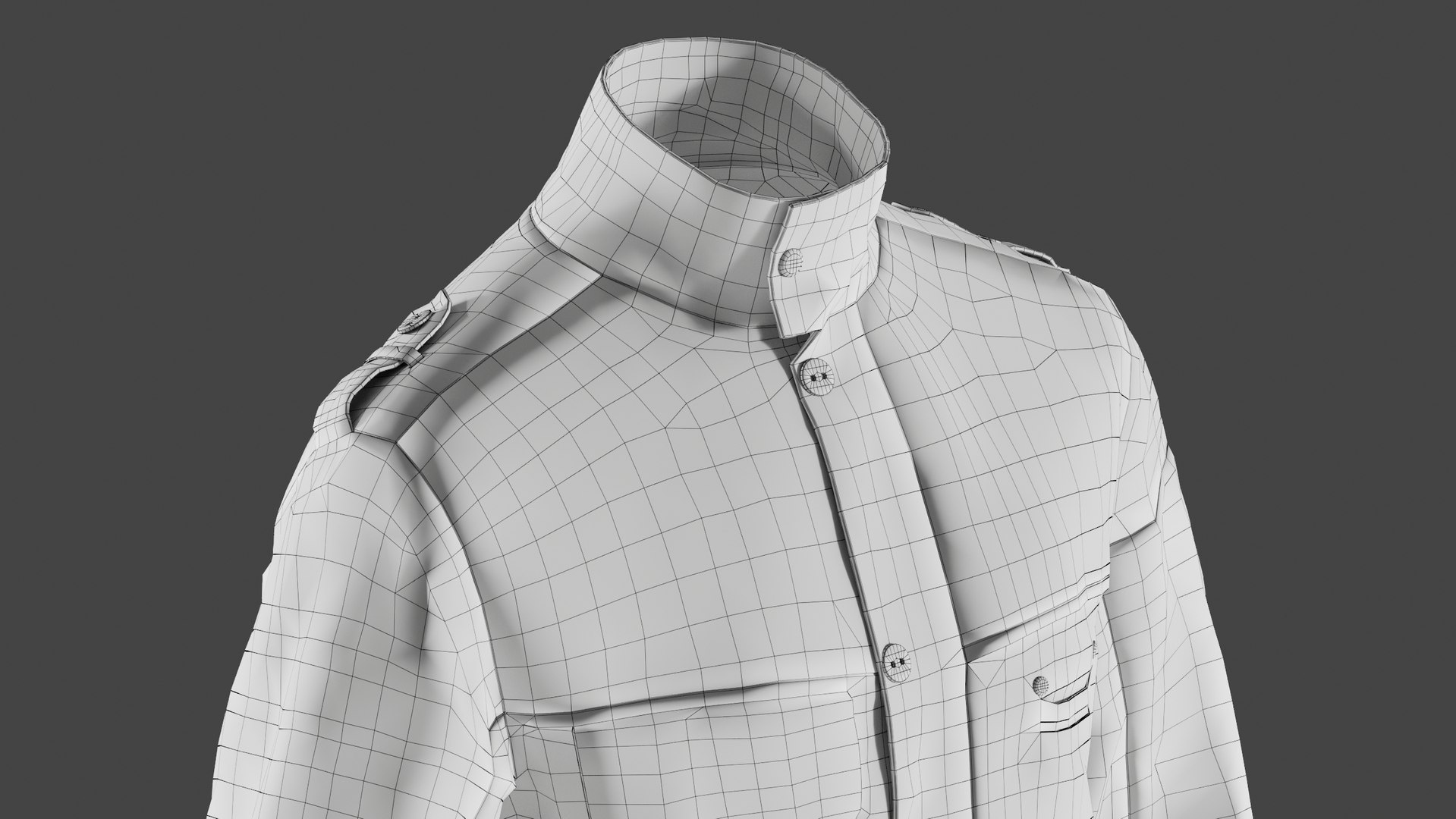 3D Base Mesh Mens Jacket - TurboSquid 1584974